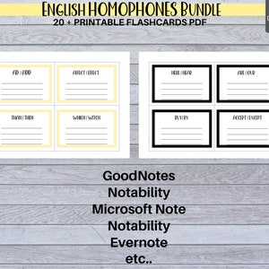 Commonly Confused Words Flashcards, English Grammar, ESL Educational ...