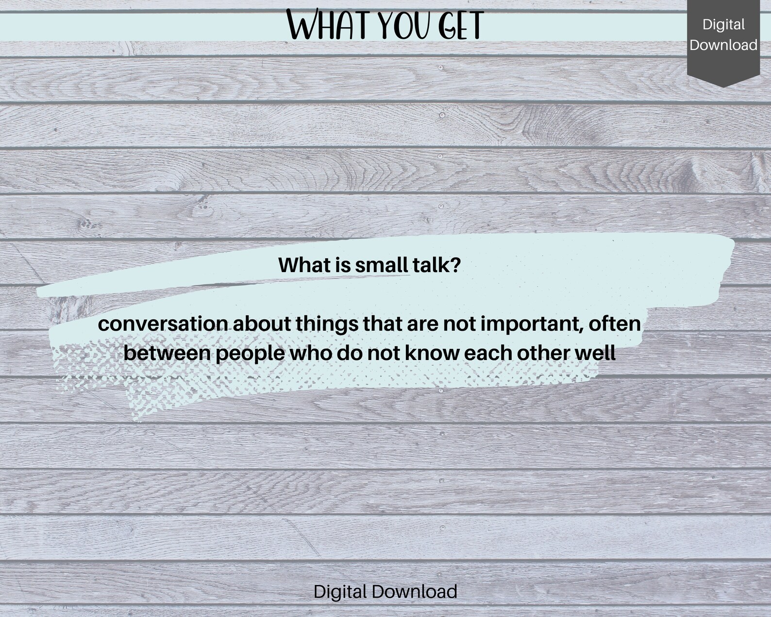 English Conversation Starters, Small Talk Flash Cards, Conversation ...