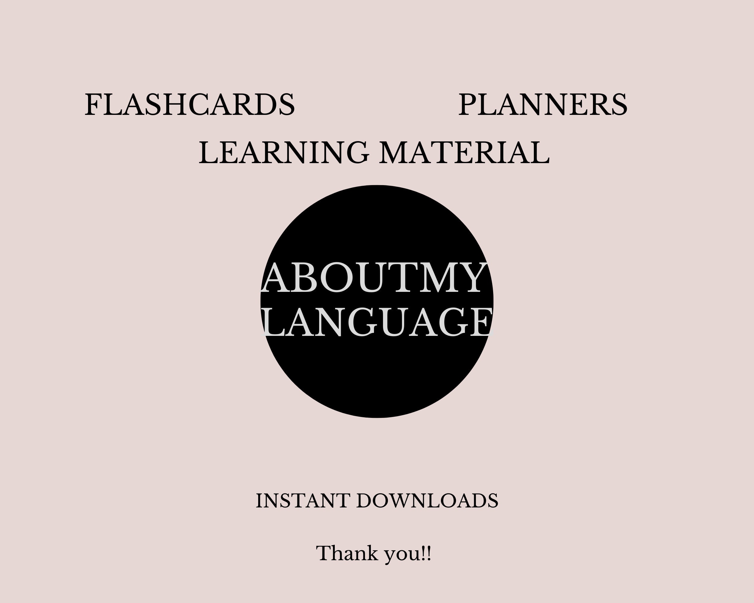 Vocabulary List Worksheet, Digital Vocabulary Tracker, Goodnotes ...