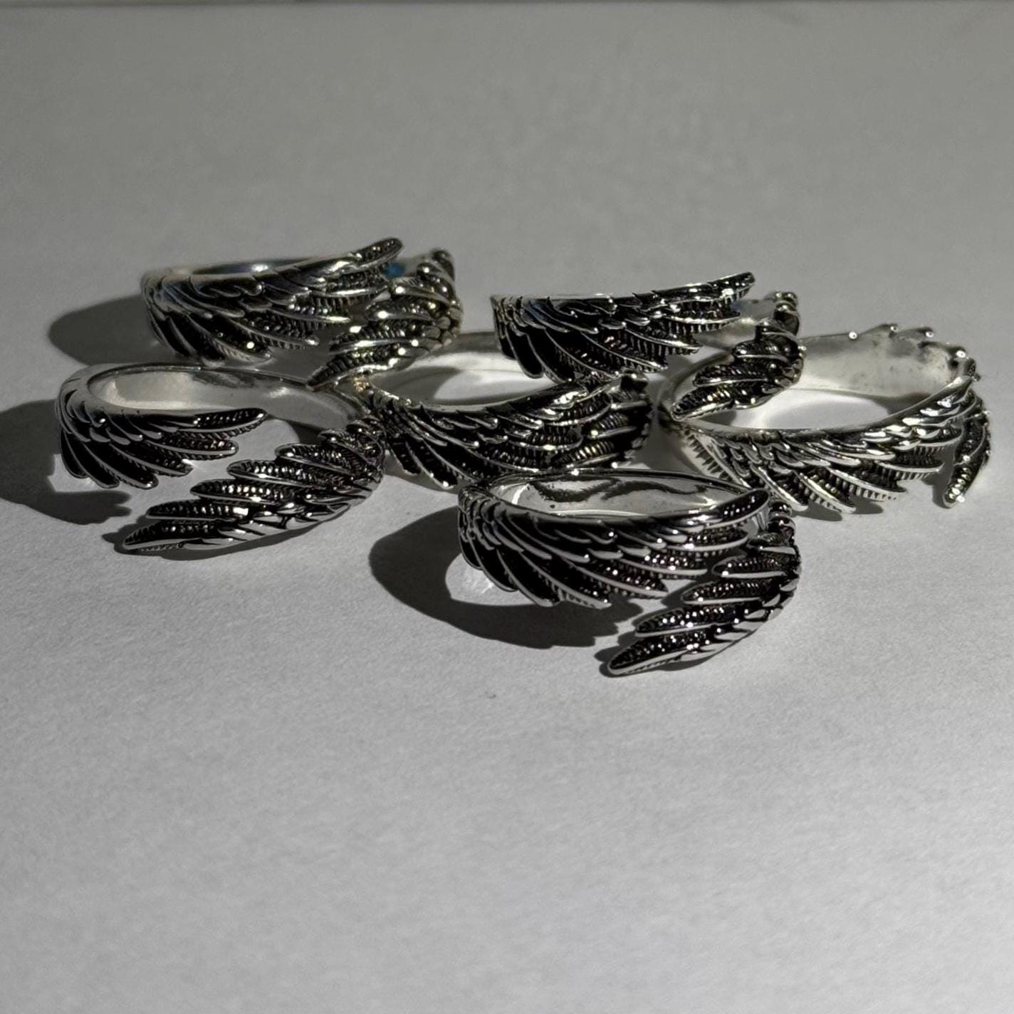 Angel Wing Adjustable Ring - Etsy