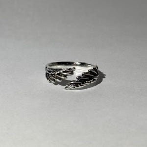 Angel Wing Adjustable Ring - Etsy