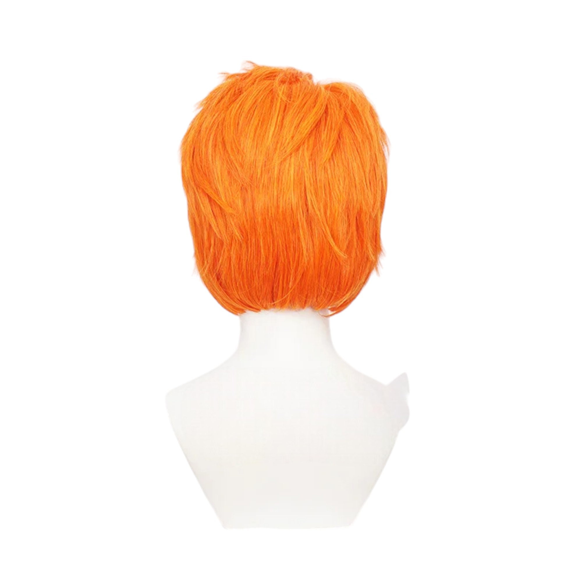 Chucky Cosplay Costume Wig Short Orange Synthetic Hair With Wig Cap - Etsy