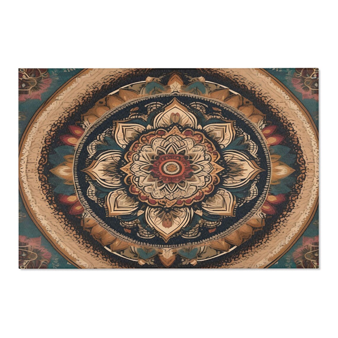 Area Rugs - Mandala Design - Etsy