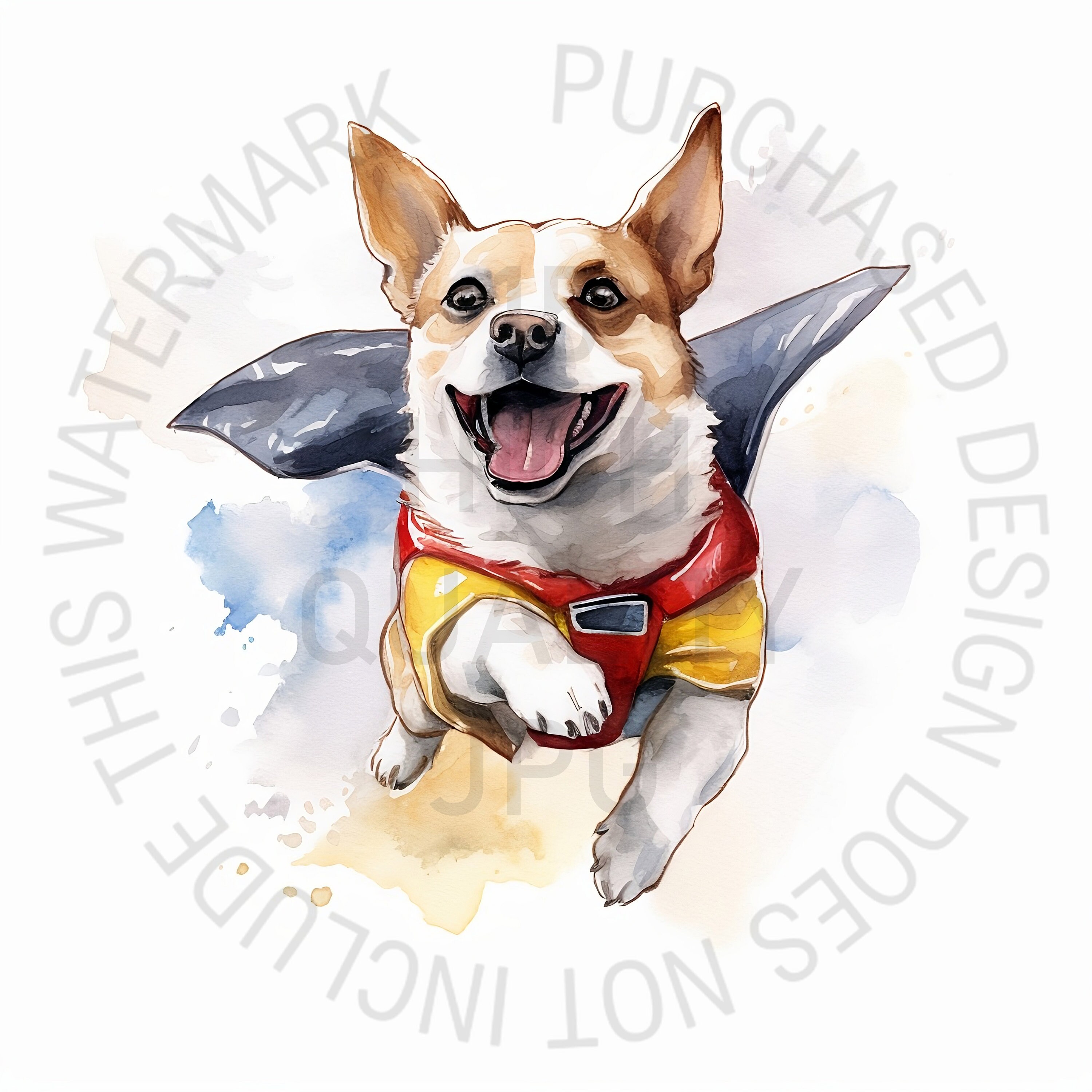 Superhero Dog Clipart Bundle, 15 High Quality Jpgs, Cute Dogs Clipart ...