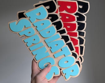 Wooden 'ka-chow' Sign | Cars Fans | Toddler Room Sign | Boys Room ...