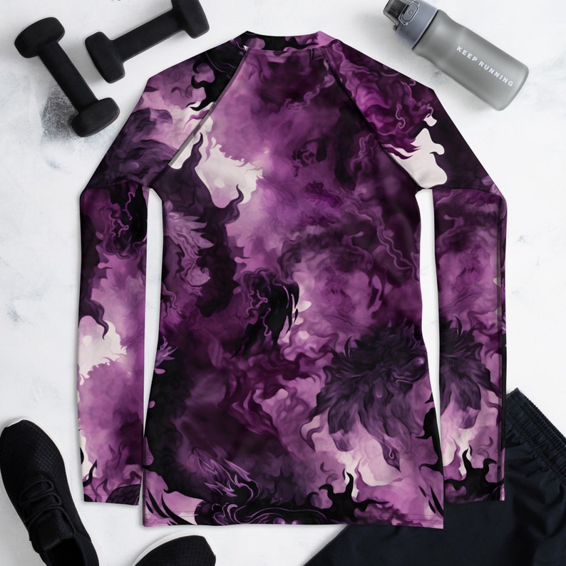 Women's BJJ Rash Guard - Purple Mist - Etsy