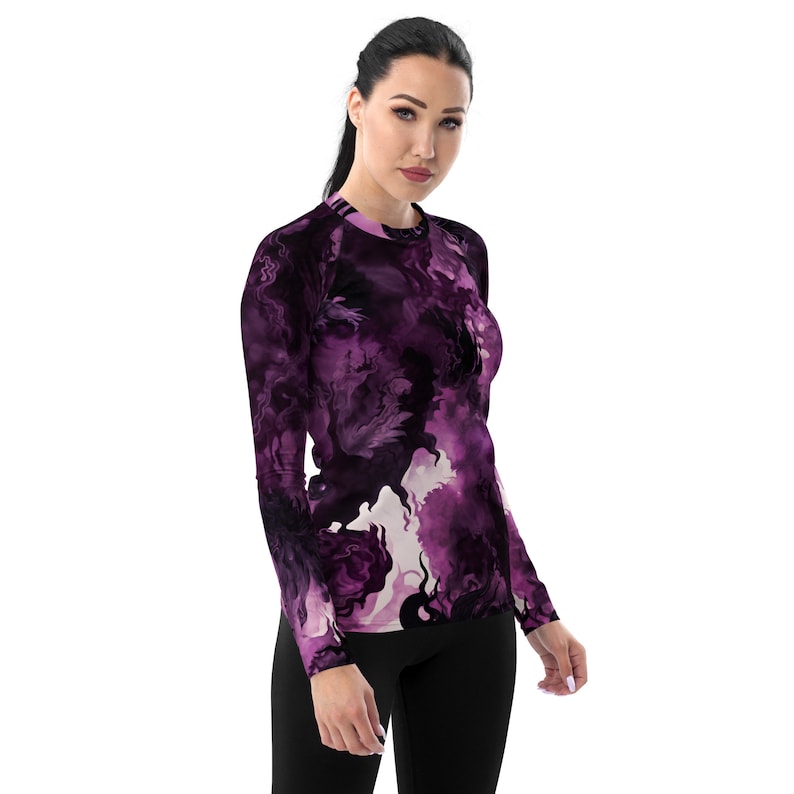 Women's BJJ Rash Guard - Purple Mist - Etsy