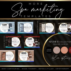 21 Ready-to-post Skincare Reels, Esthetician Marketing Templates, Canva ...