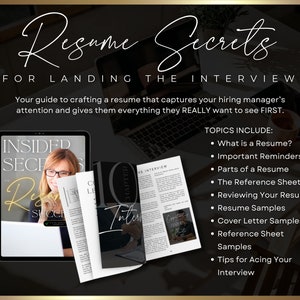 Minimalist Canva Resume Templates, Modern Resumes, Email Signature ...