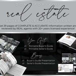 Realtor Buyer + Seller Guide, Real Estate Listing Presentation, Buyer ...