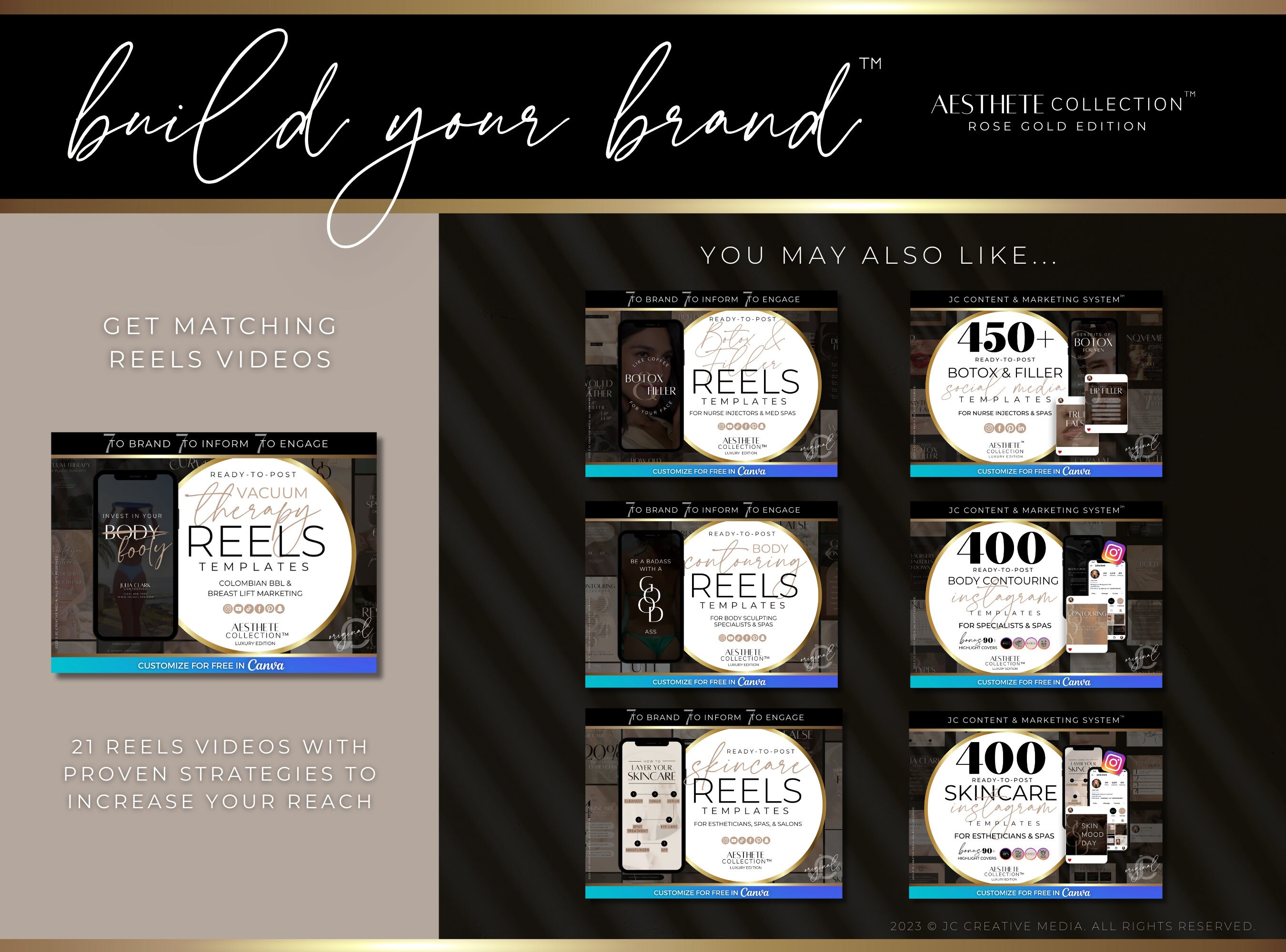 Vacuum Therapy BBL & Breast Lift Social Media Templates - Etsy