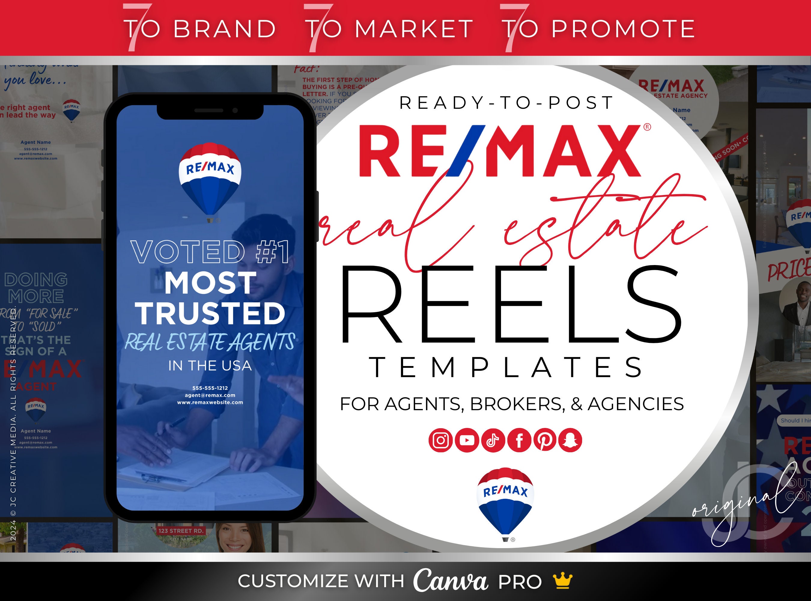 RE/MAX Real Estate Reels Videos, REMAX Canva Templates, Real Estate ...