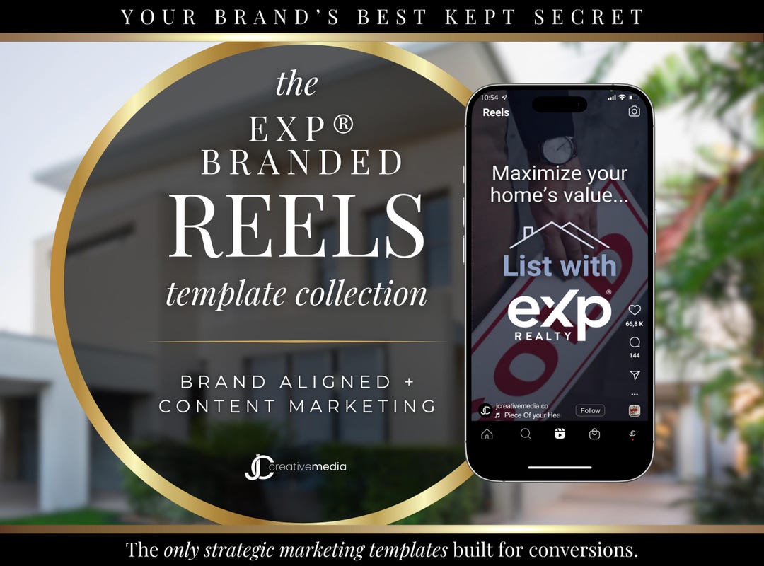 Exp Realty Reels: Realtor Marketing Canva Templates (digital Download ...