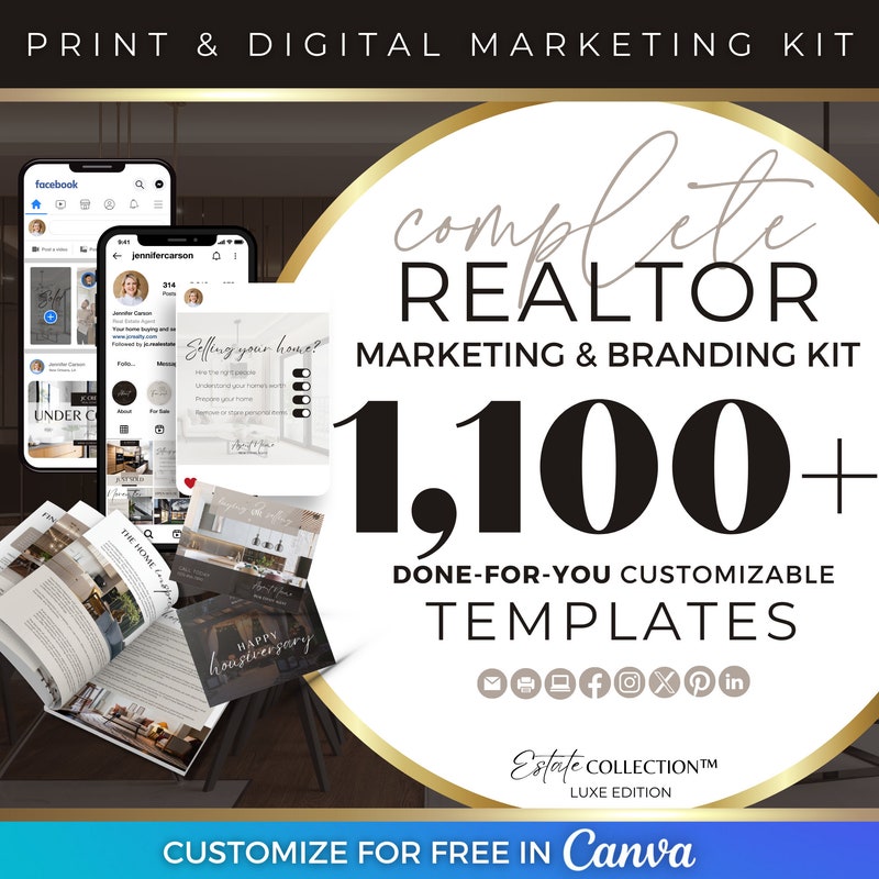 Realtor Branding Package - Etsy