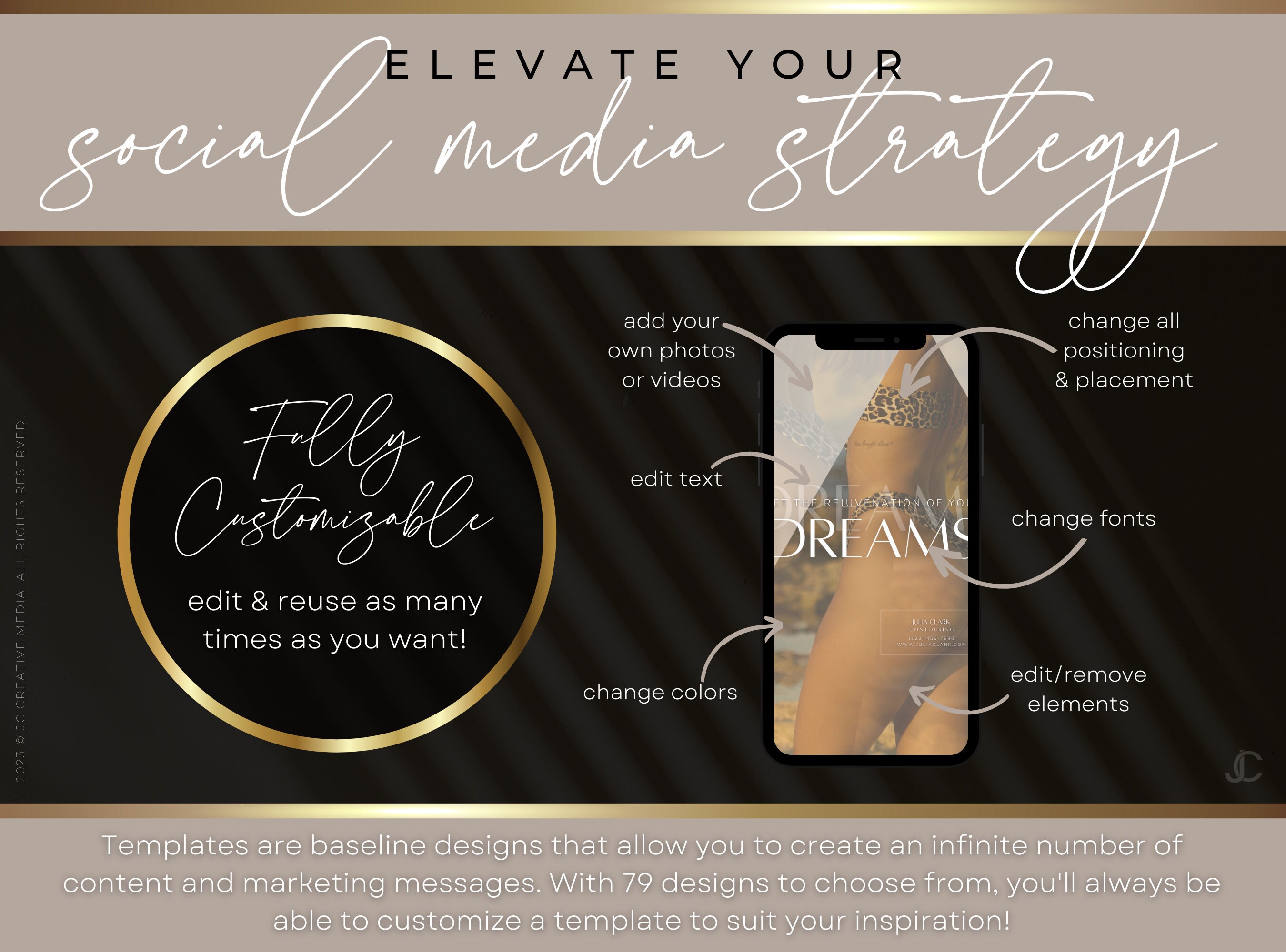 Vacuum Therapy BBL & Breast Lift Social Media Templates - Etsy