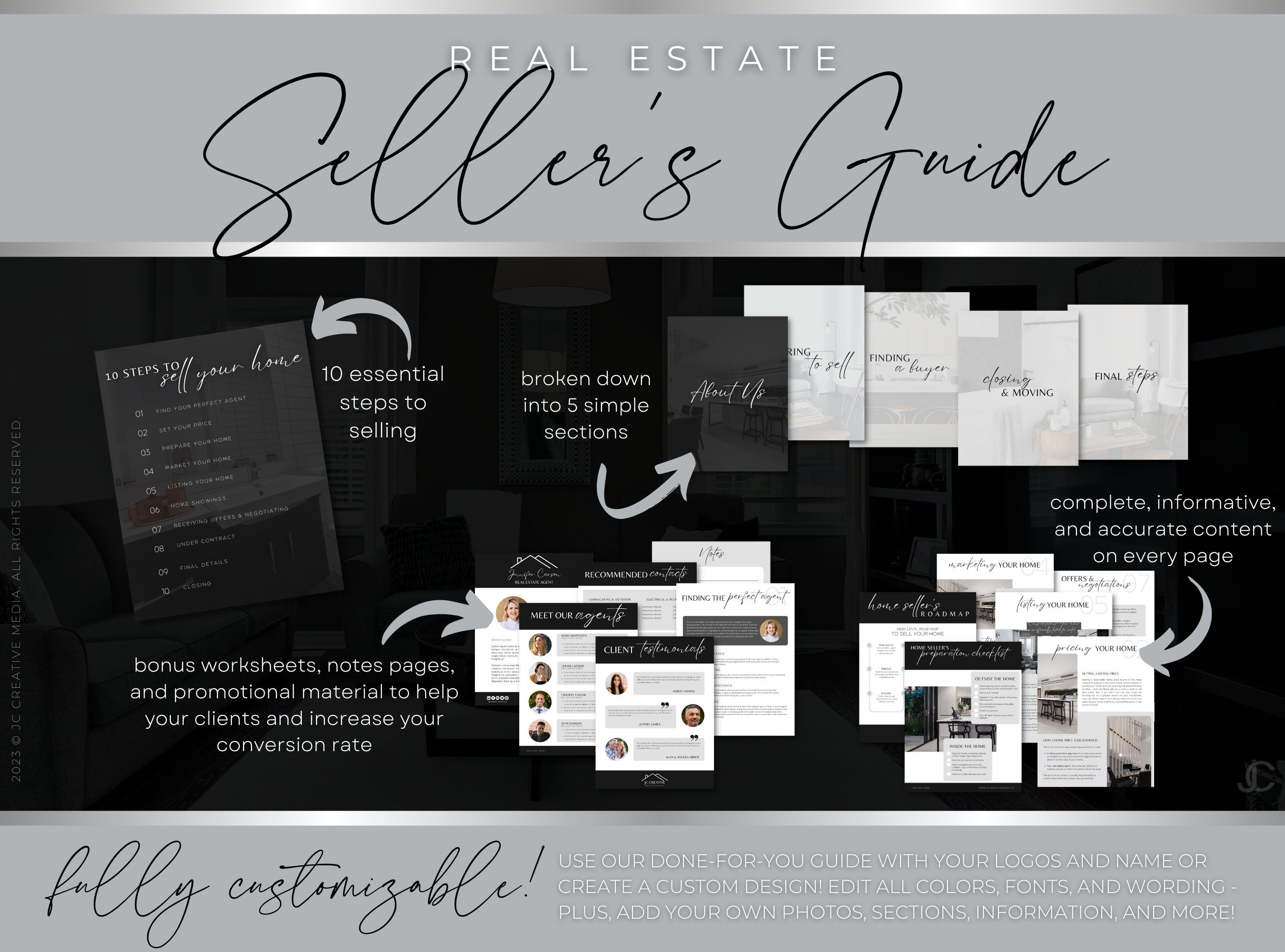 Realtor Buyer Seller Guide, Real Estate Listing Presentation, Buyer ...