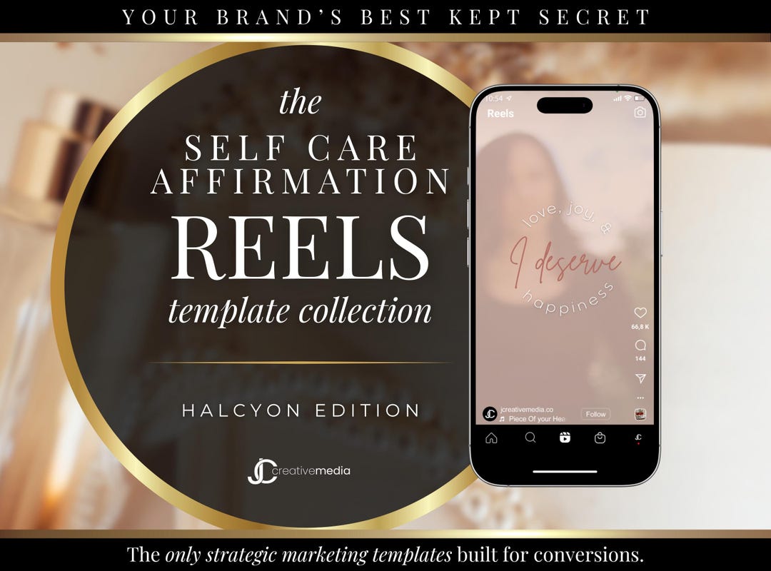 Happiness Affirmation Reels Videos, Inspirational Quote Templates ...