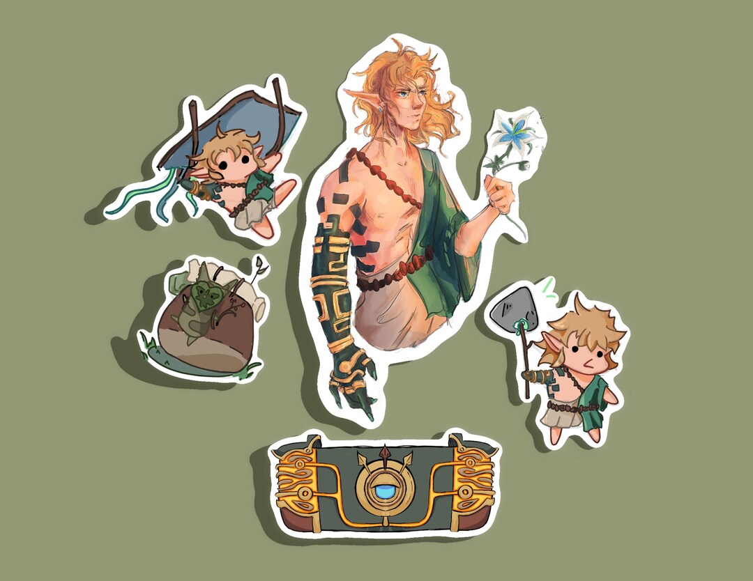 TOTK Zelda Sticker Pack - Etsy