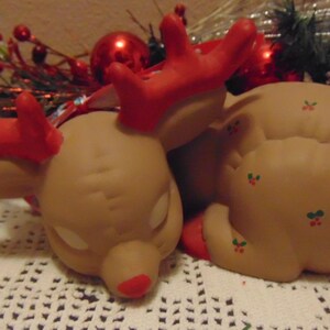 Darling Vintage Kimpel Christmas Reindeer Sold as a Pair. - Etsy