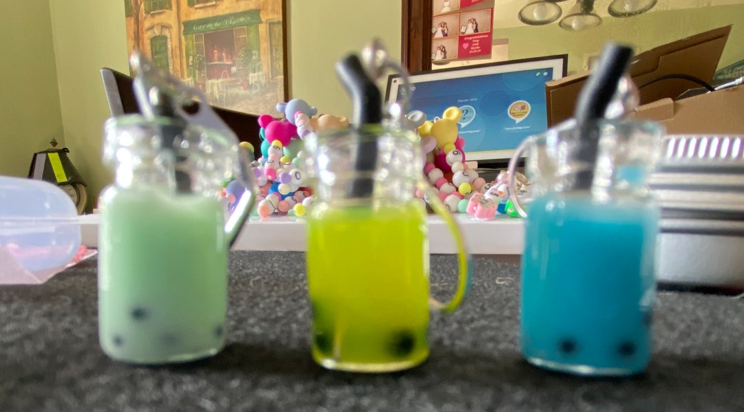 Boba Tea Stitch Markers for Knitting and Crocheting, Milk Tea Stitch ...