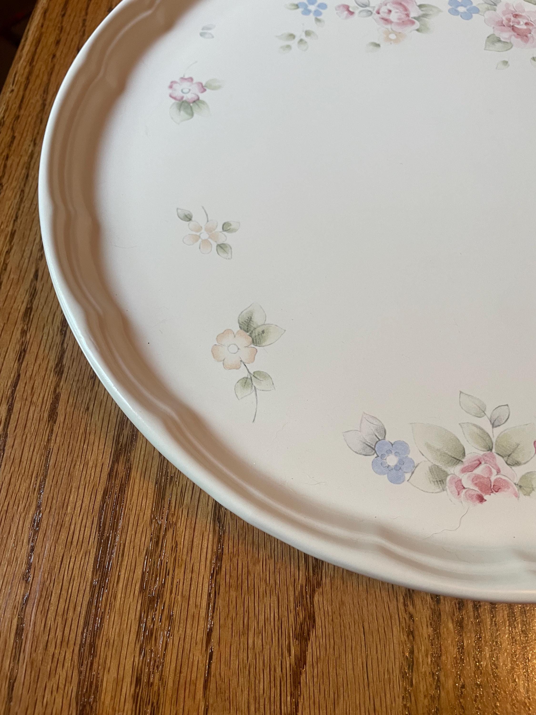 Pfaltzgraff Tea Rose Serving Platter - Etsy