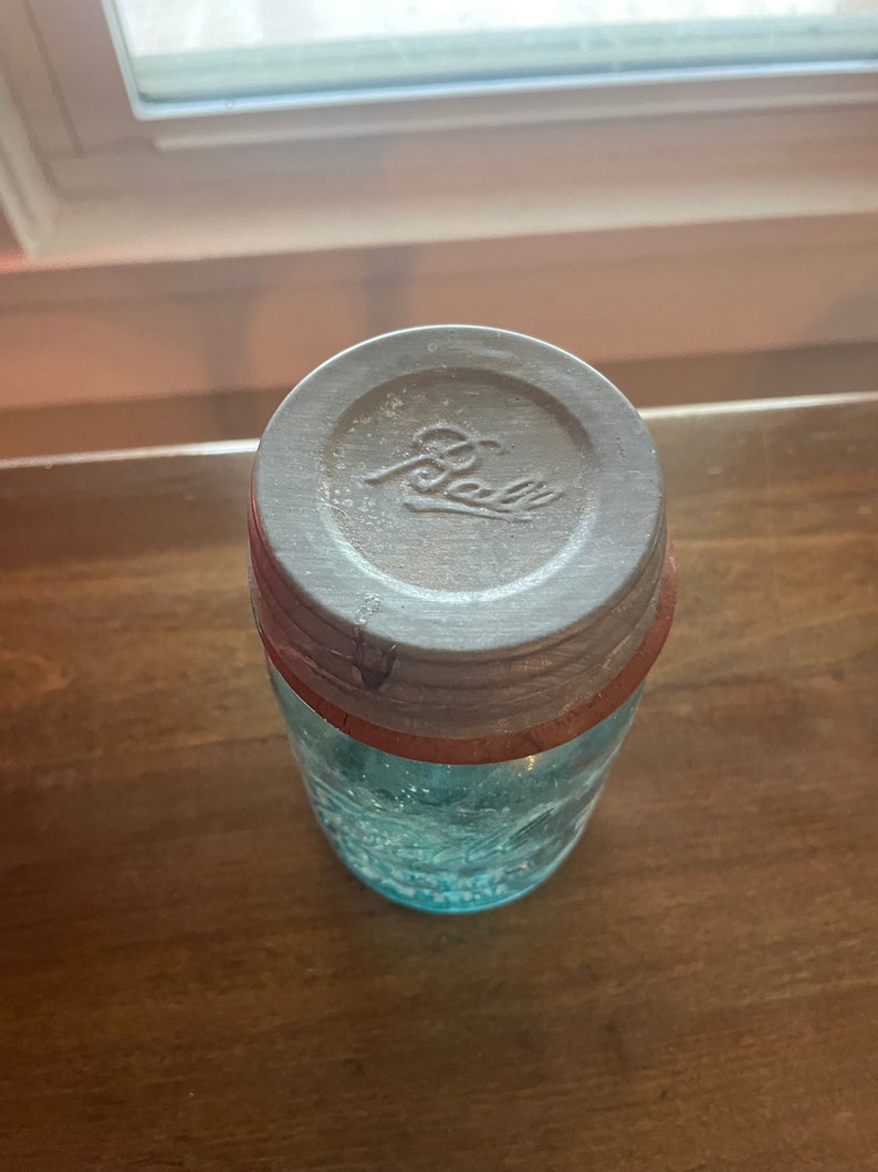 Antique Ball Jar With Zinc Lid - Etsy