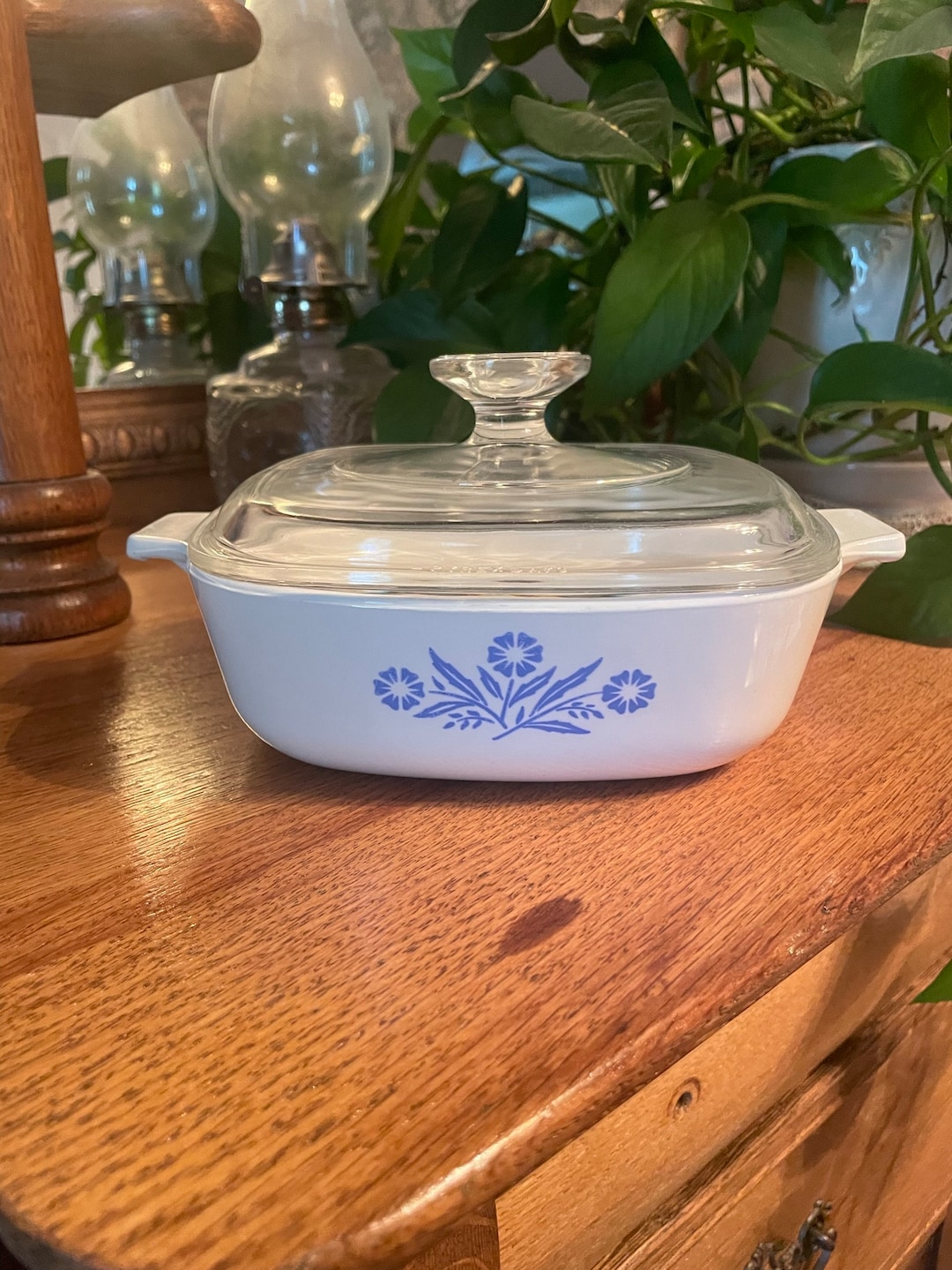 Vintage Corningware Blue Cornflower 1 Quart Casserole Dish With Lid - Etsy
