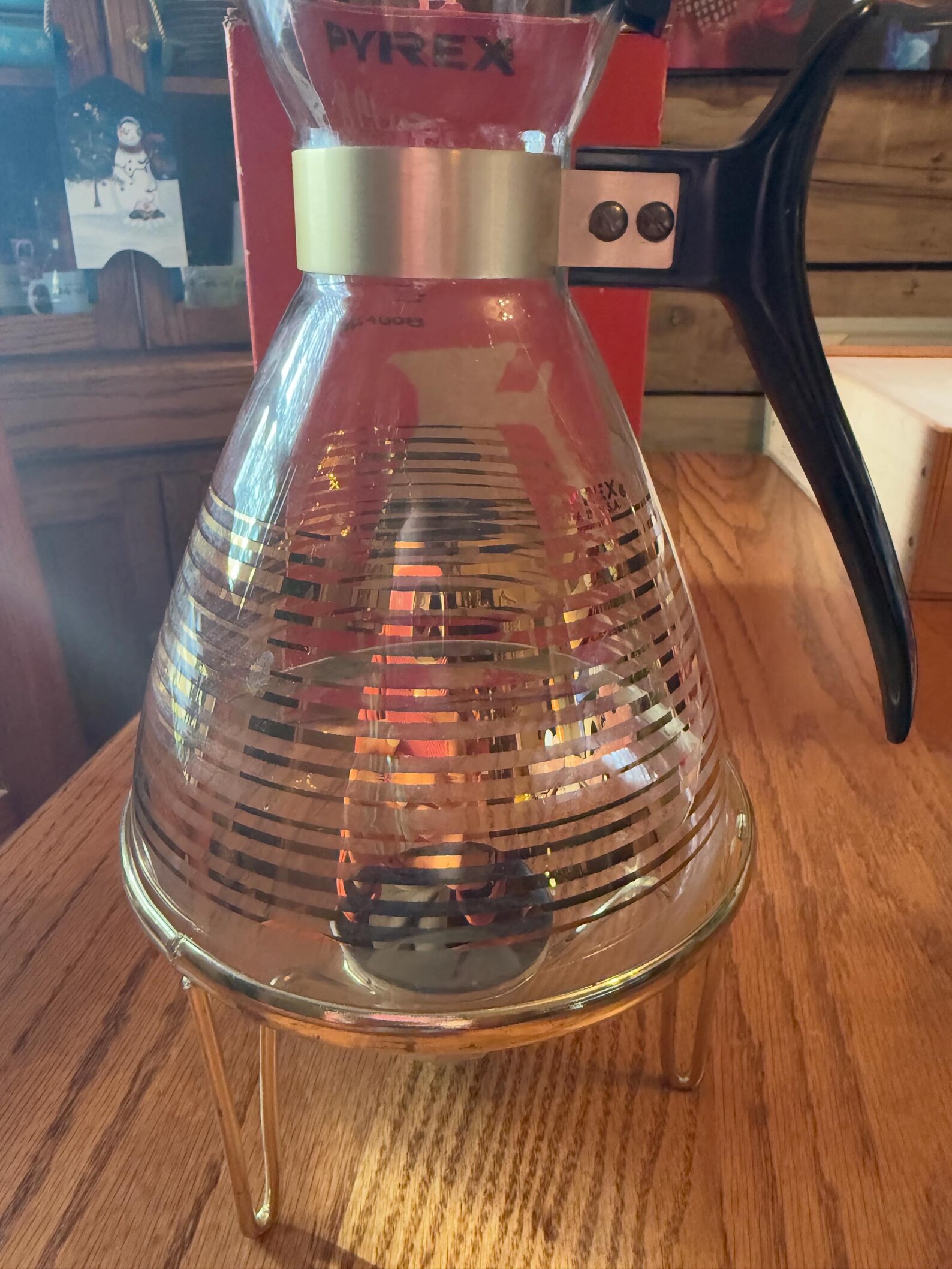 Vintage Pyrex 8 Cup Carafe With Box - Etsy