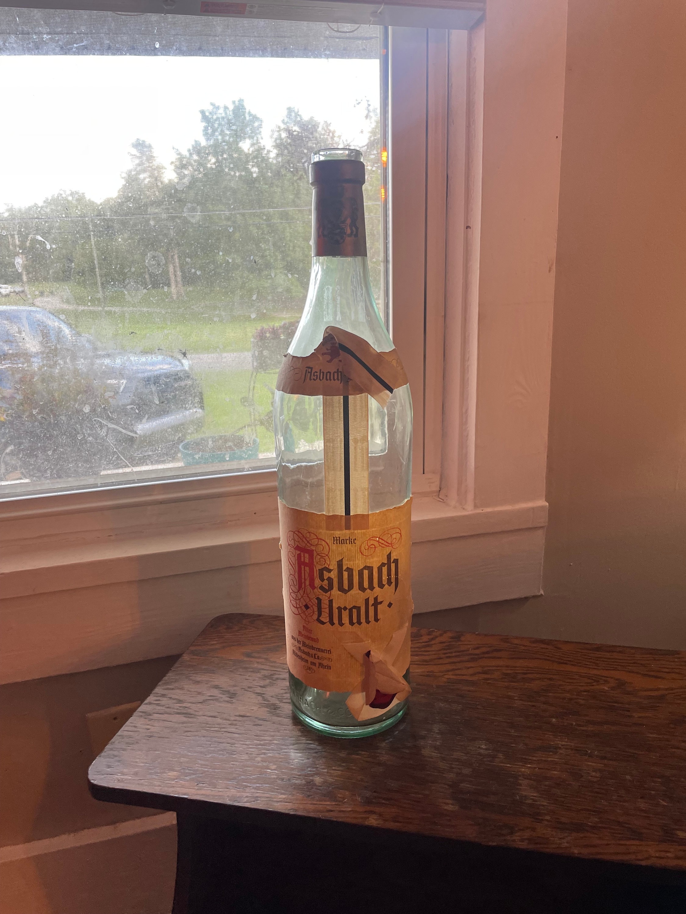 Vintage Germany Brandy Bottle - Etsy