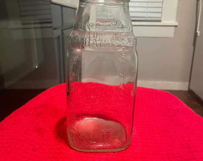 Vintage Handee Glass Jar - Etsy
