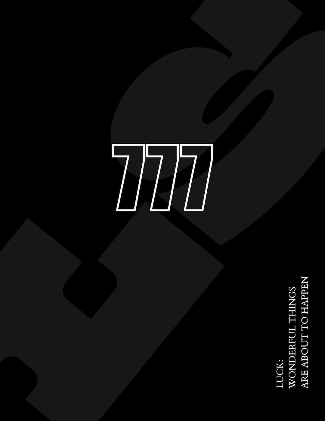 Minimalist 777 Angel Numbers Prints, Spiritual Aura, Angel Numbers ...