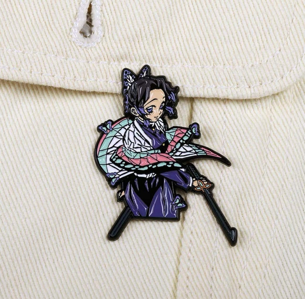 Samurai Pin Cool Enamel Pin Chibi Anime Enamel Pin D1 - Etsy