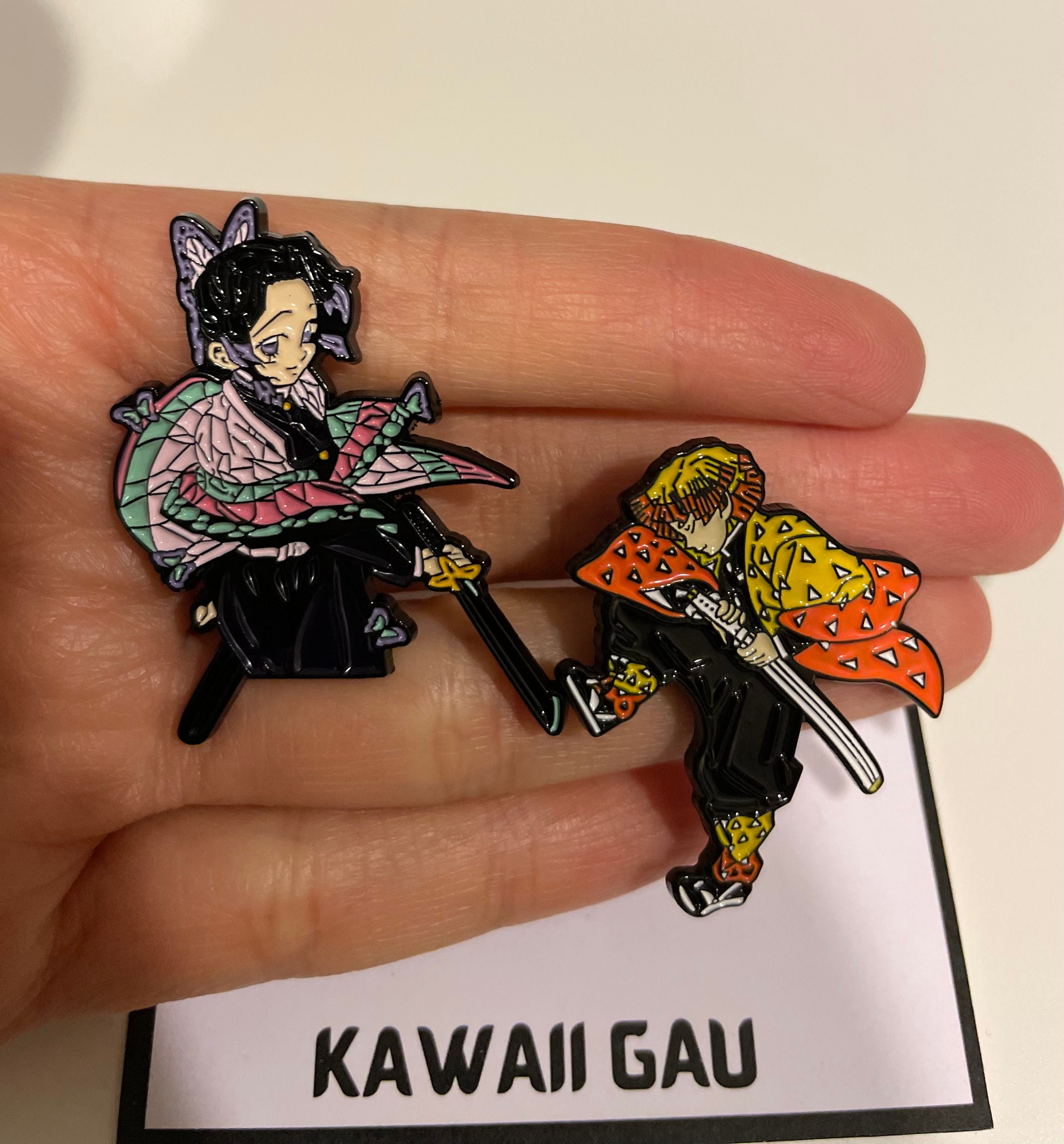 Samurai Pin Cool Enamel Pin Chibi Anime Enamel Pin D1 - Etsy