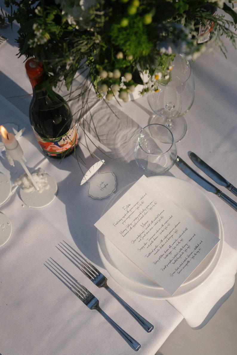 Shell Name Place Card. Editable Template for Wedding, Bridal Shower ...