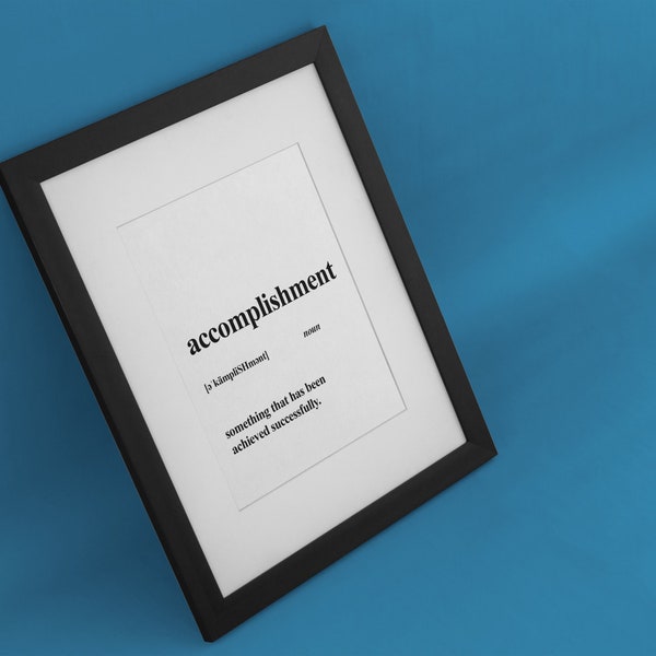Accomplishment - Etsy