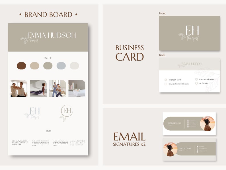 Personal Branding Kit Canva Template Logo Brand Bundle DIY - Etsy