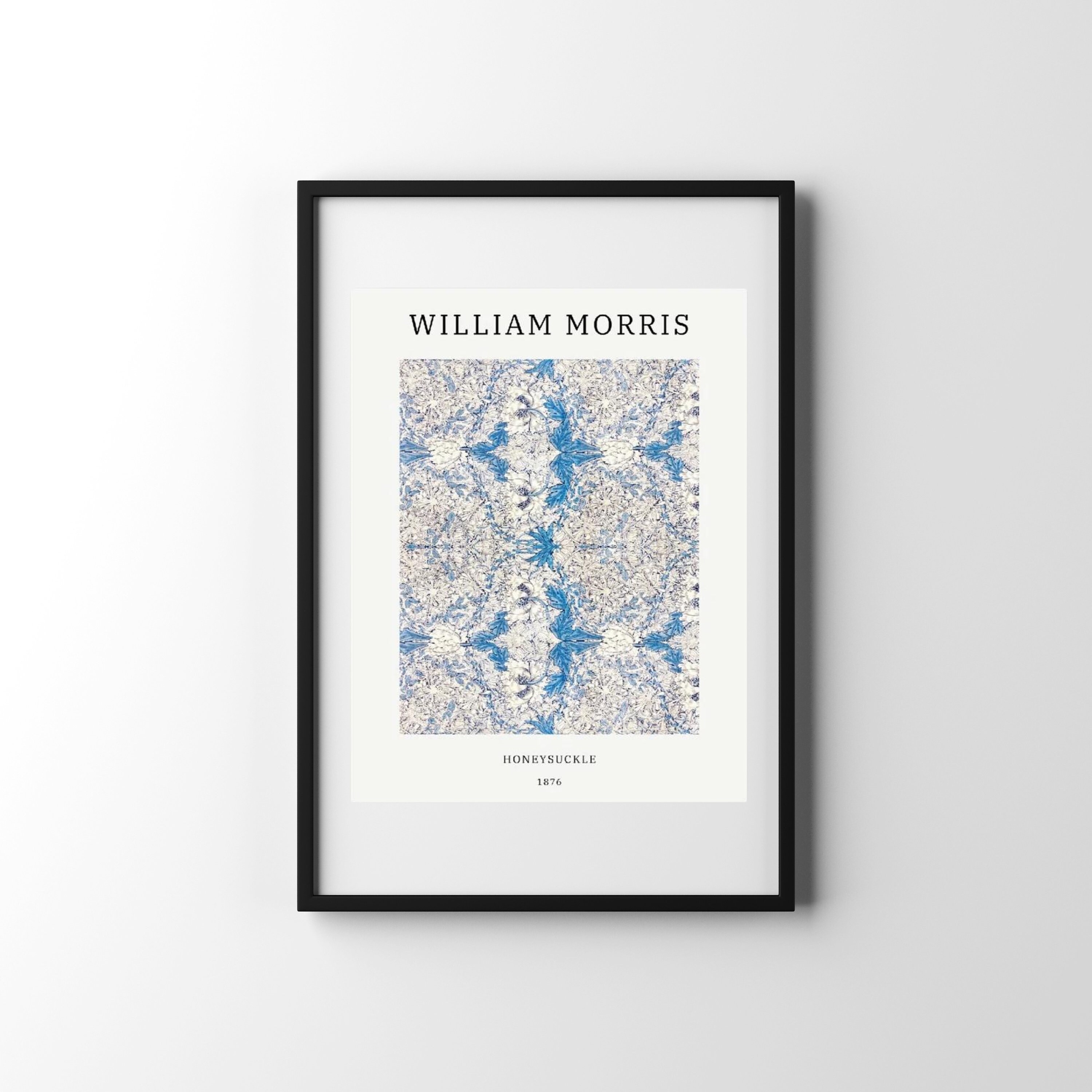 William Morris Exhibition Poster Honeysuckle - Etsy