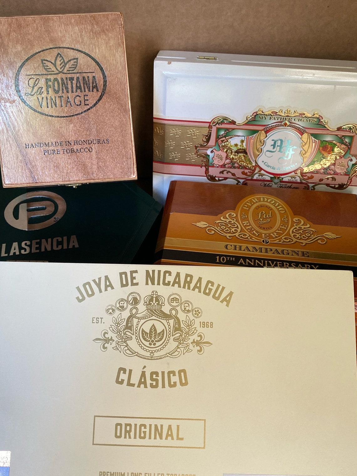 Empty Cigar Boxes, Wooden Cigar Boxes for Crafts & More - Etsy