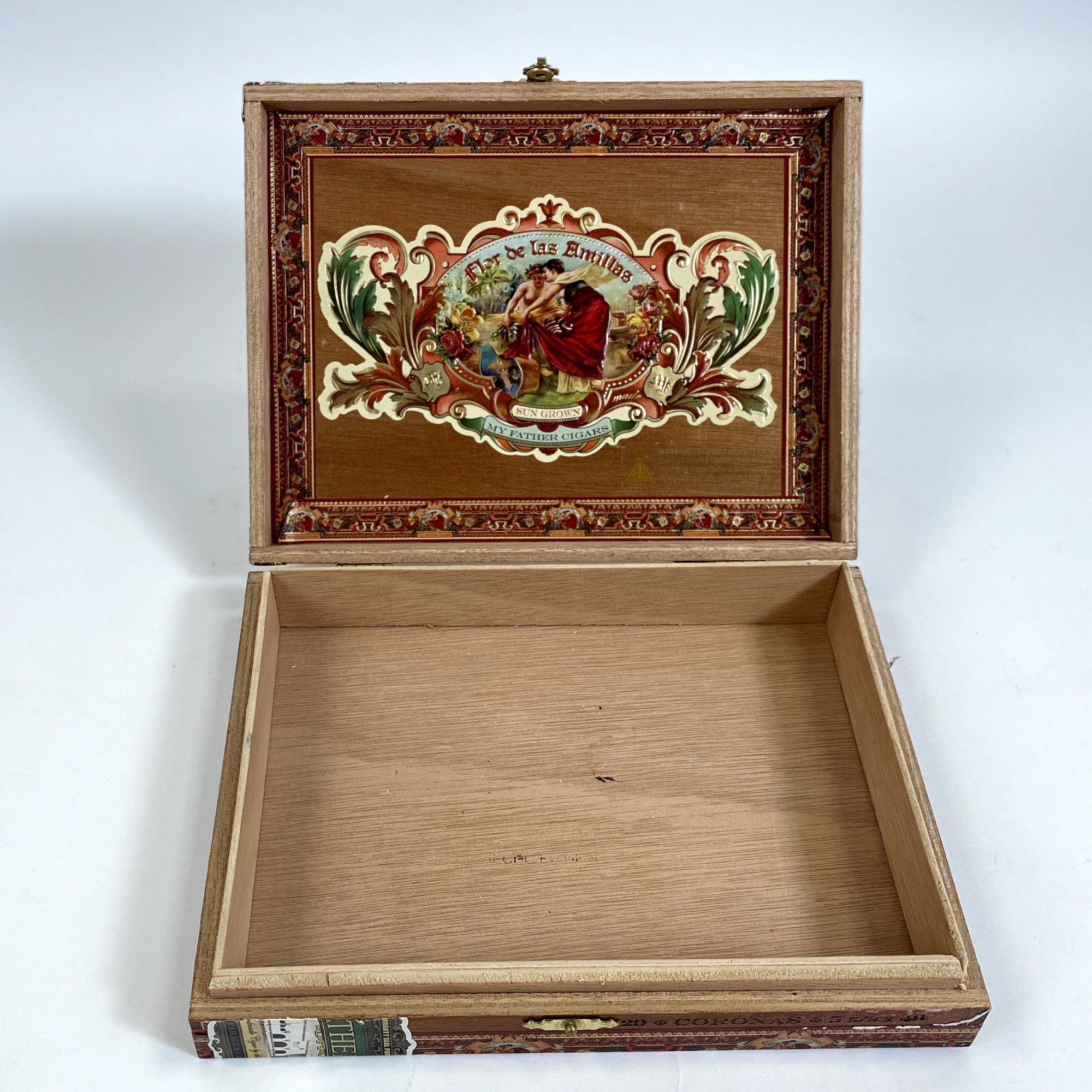 Empty Cigar Boxes, Wooden Cigar Boxes for Crafts & More - Etsy