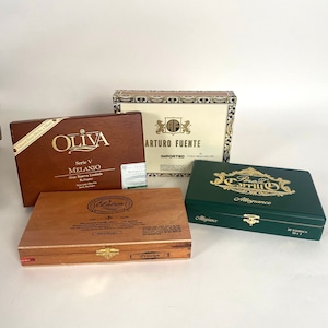 Empty Cigar Boxes, Wooden Cigar Boxes for Crafts & More - Etsy