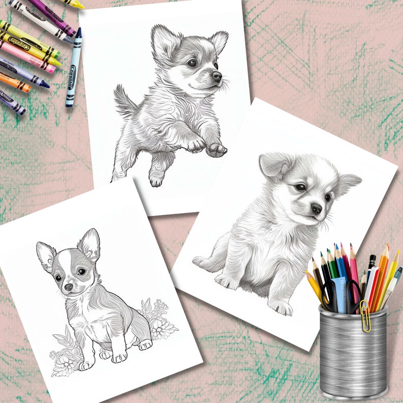30 Coloring Pages of Cute Adorable Puppies for All of You Dog Lovers ...