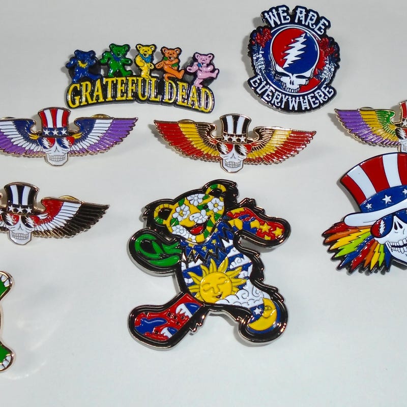 Grateful Dead Pins - Etsy