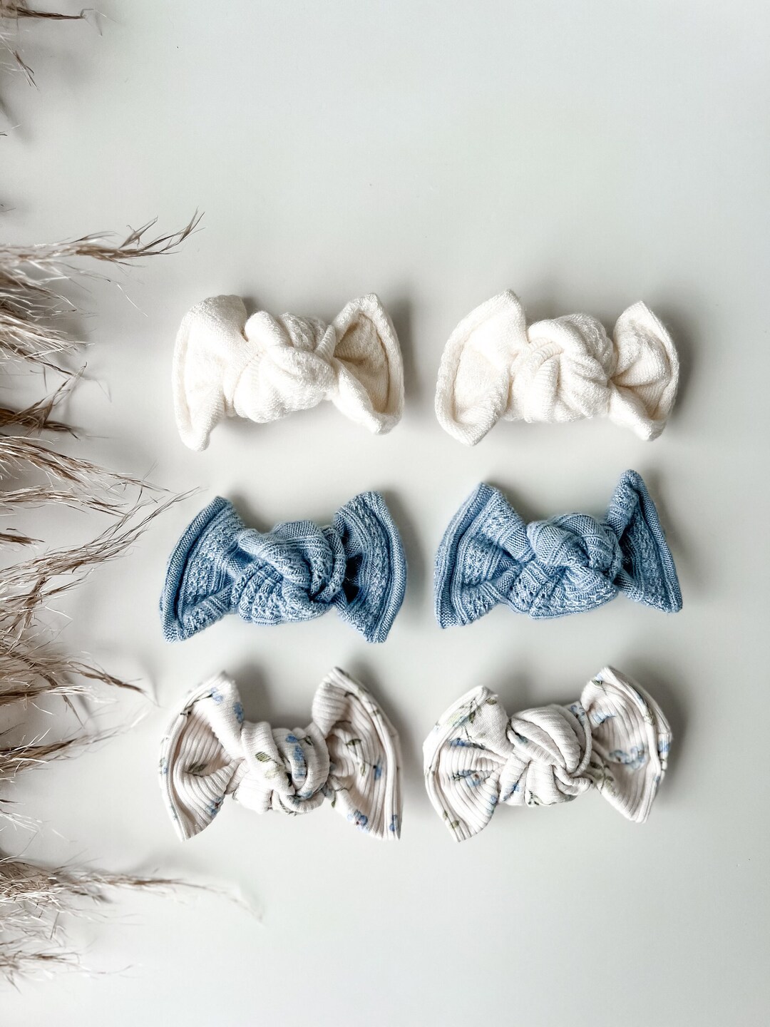 Spring Knotted Baby Girl Pig Tail Bows, Toddler Pigtail Bows, Piggie ...