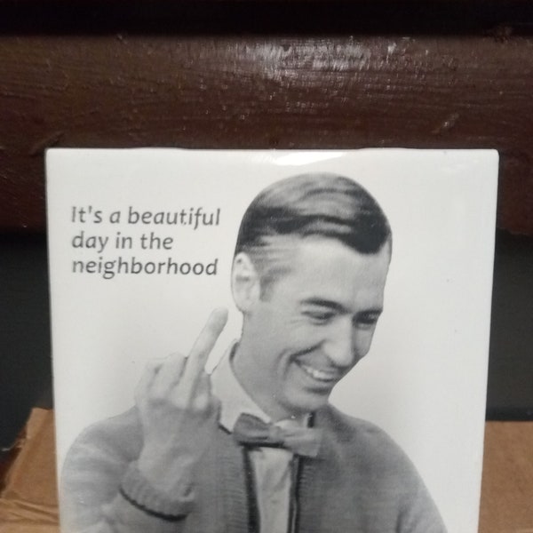 Mr. Rogers Middle Finger - Etsy