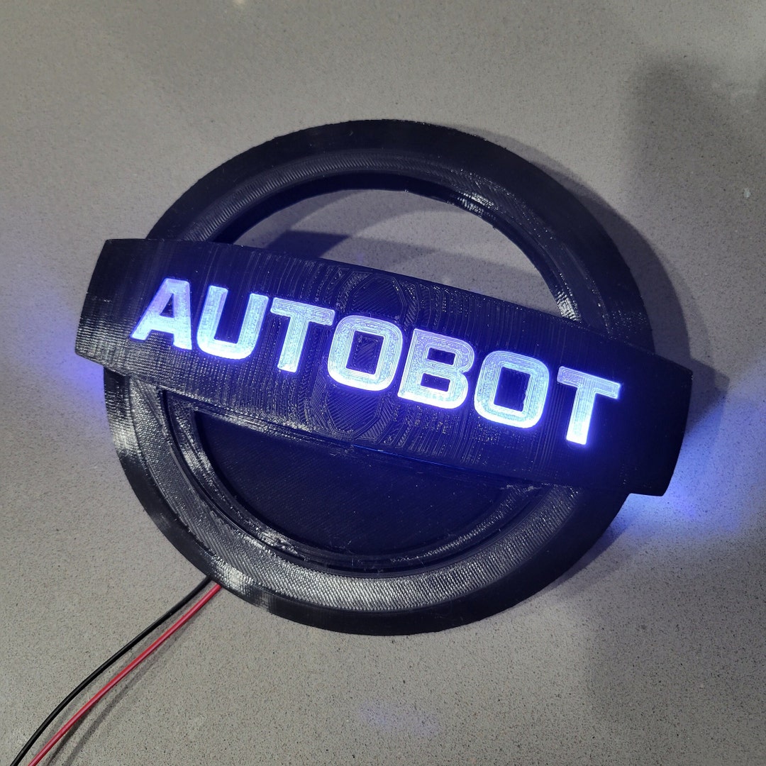 Cutom AUTOBOT LED Emblem 3D Printed FOR 2016-2018, 8th Gen Maxima. - Etsy