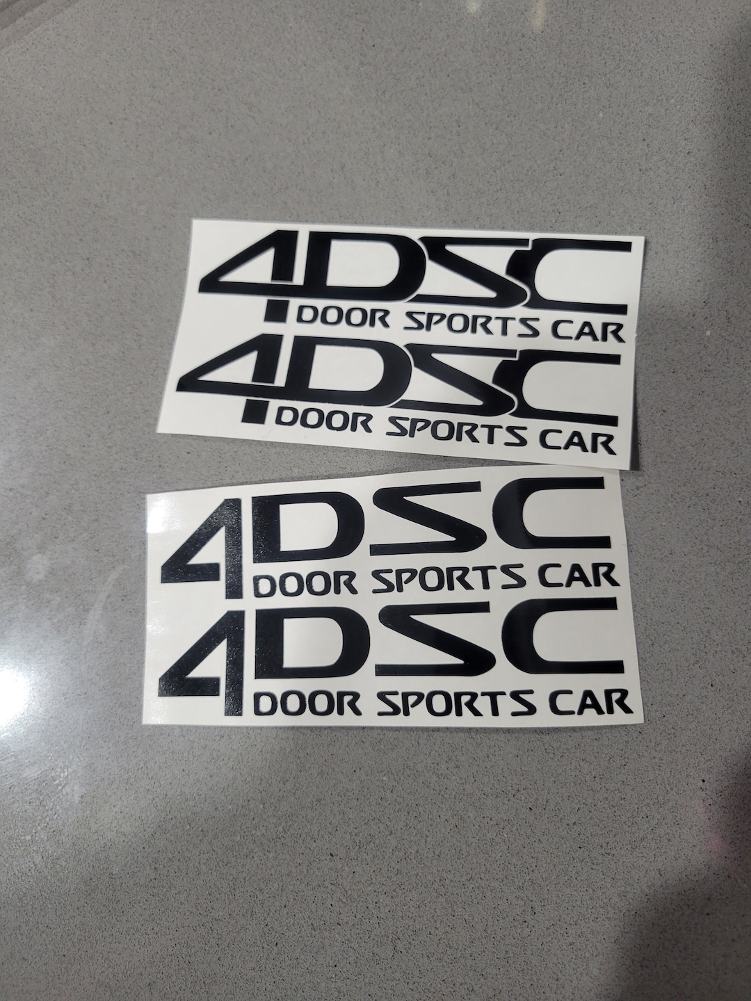 4 Door Sports Car (4DSC) Decal. - Etsy