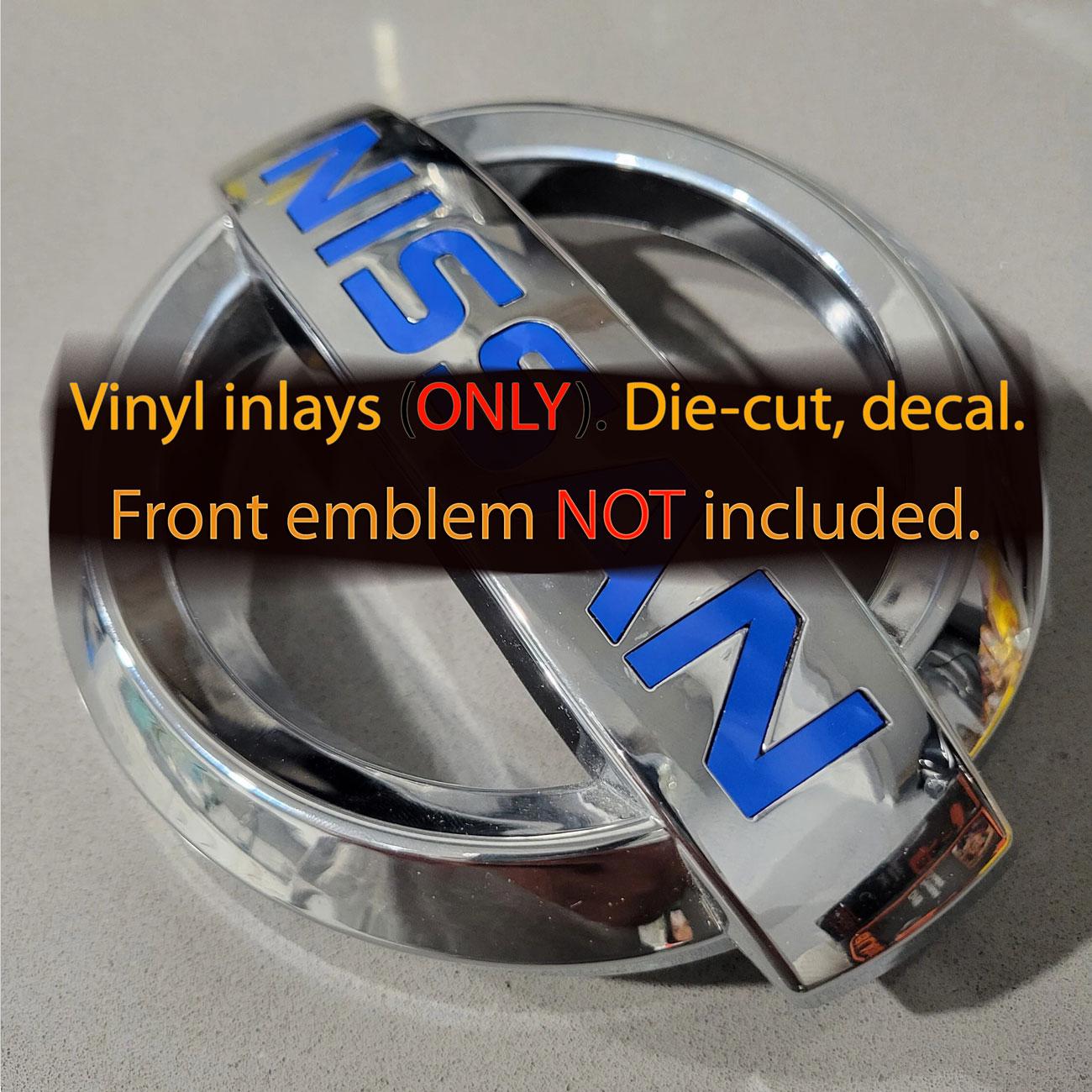 Front Grille Vinyl die-cut Inlay for Nissan Maxima, 2009-2014 ONLY ...