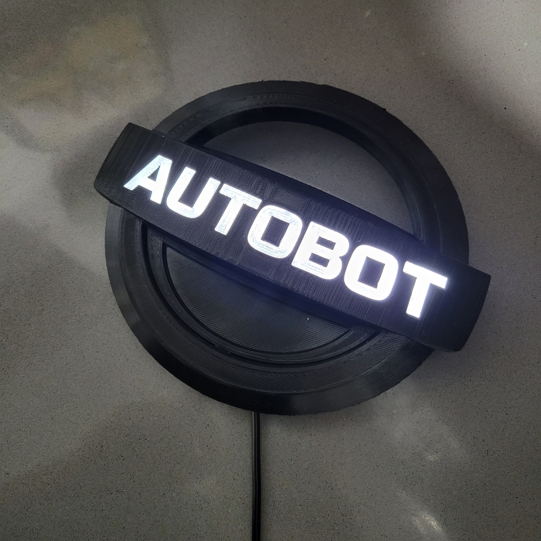 Cutom AUTOBOT LED Emblem 3D Printed FOR 2016-2018, 8th Gen Maxima. - Etsy