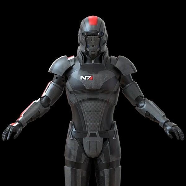 N7 3d Printed Helmet - Etsy