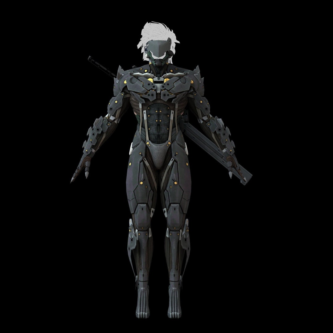 Raiden MGS Armadura portátil de cuerpo completo con casco y - Etsy México